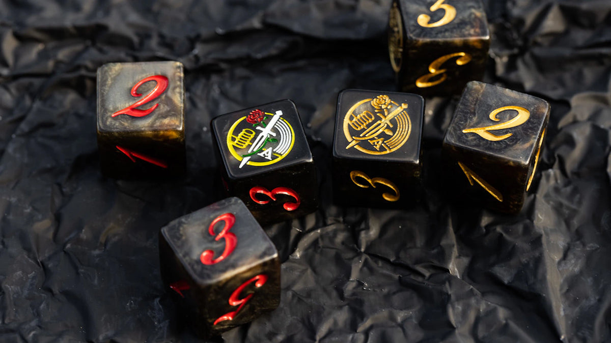 Sneak Attack d6s Arcanist's Exclusive Gold or 4 color – The Arcanist's ...