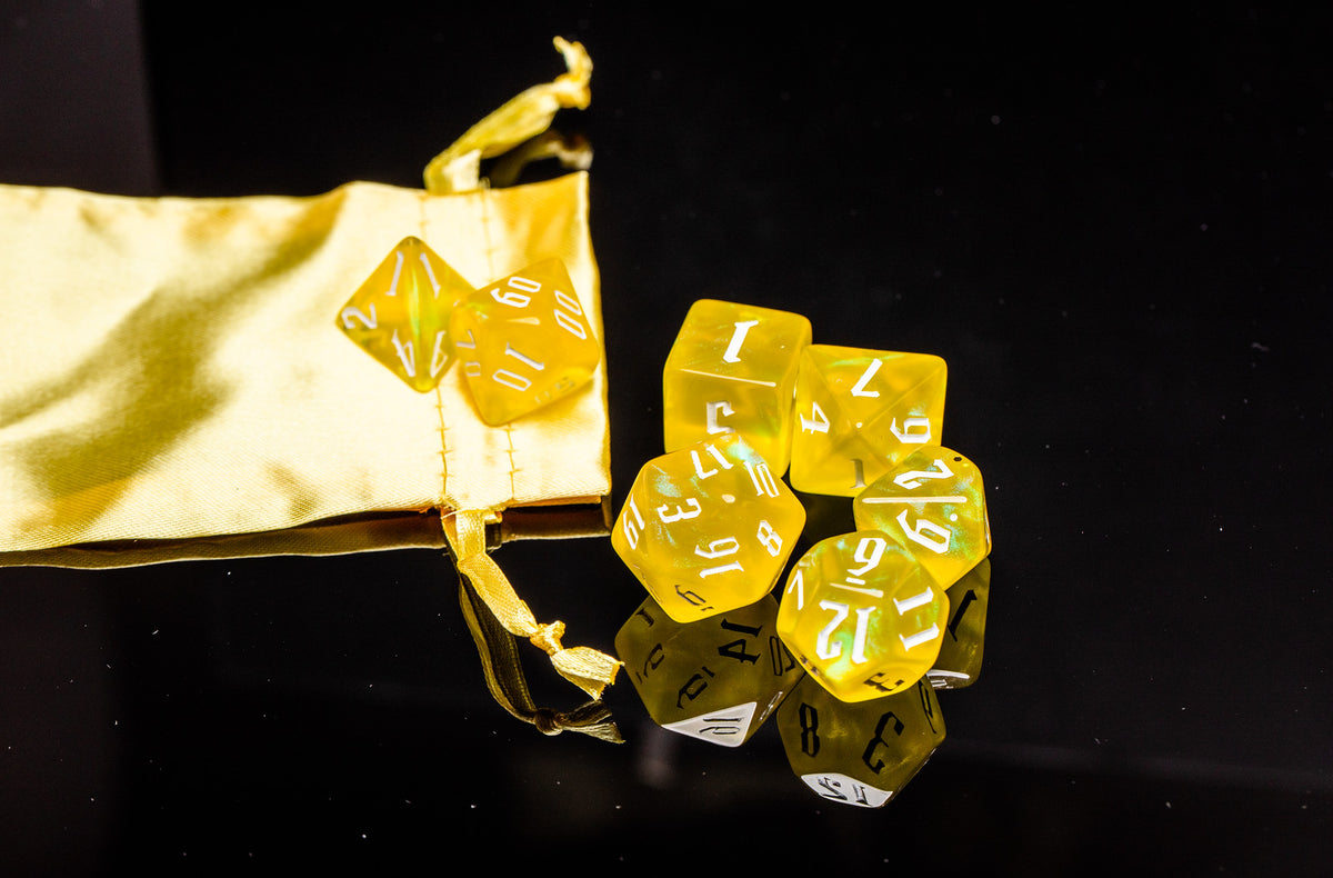 Lemon Drop yellow glitter set – The Arcanist's Armory
